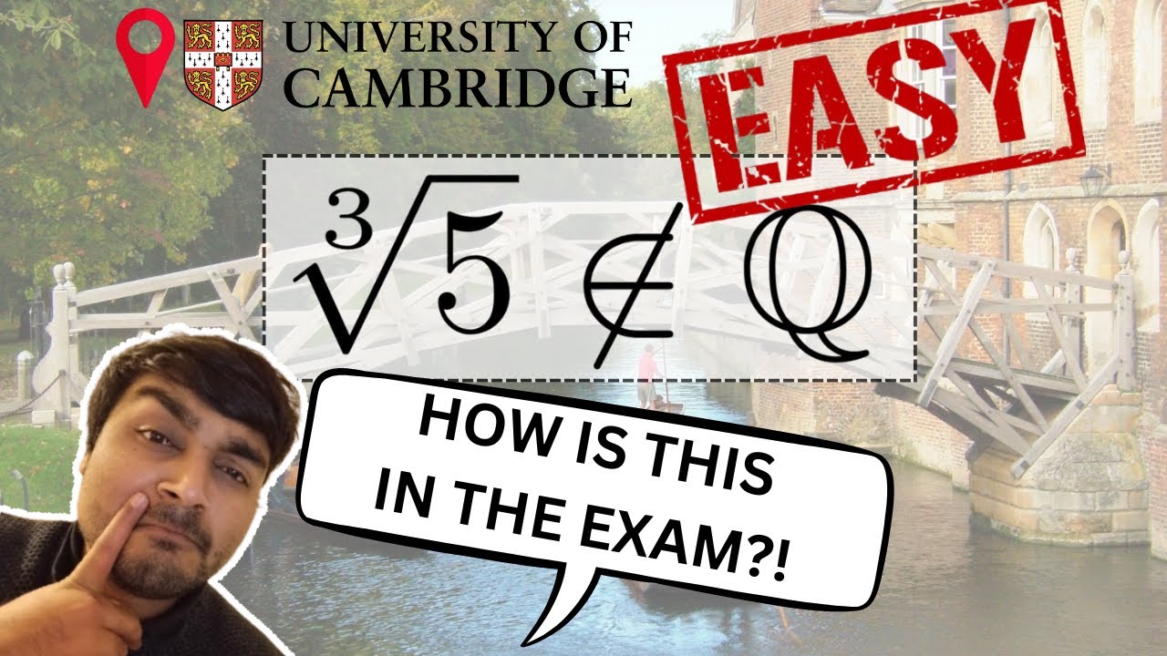 Cambridge's "Hard" Exam Has This EASY Question?! - YouTube