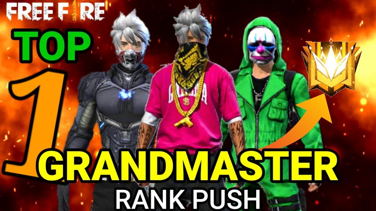 Rank Push To Grandmaster - Ranked Match || Free Fire Live - YouTube
