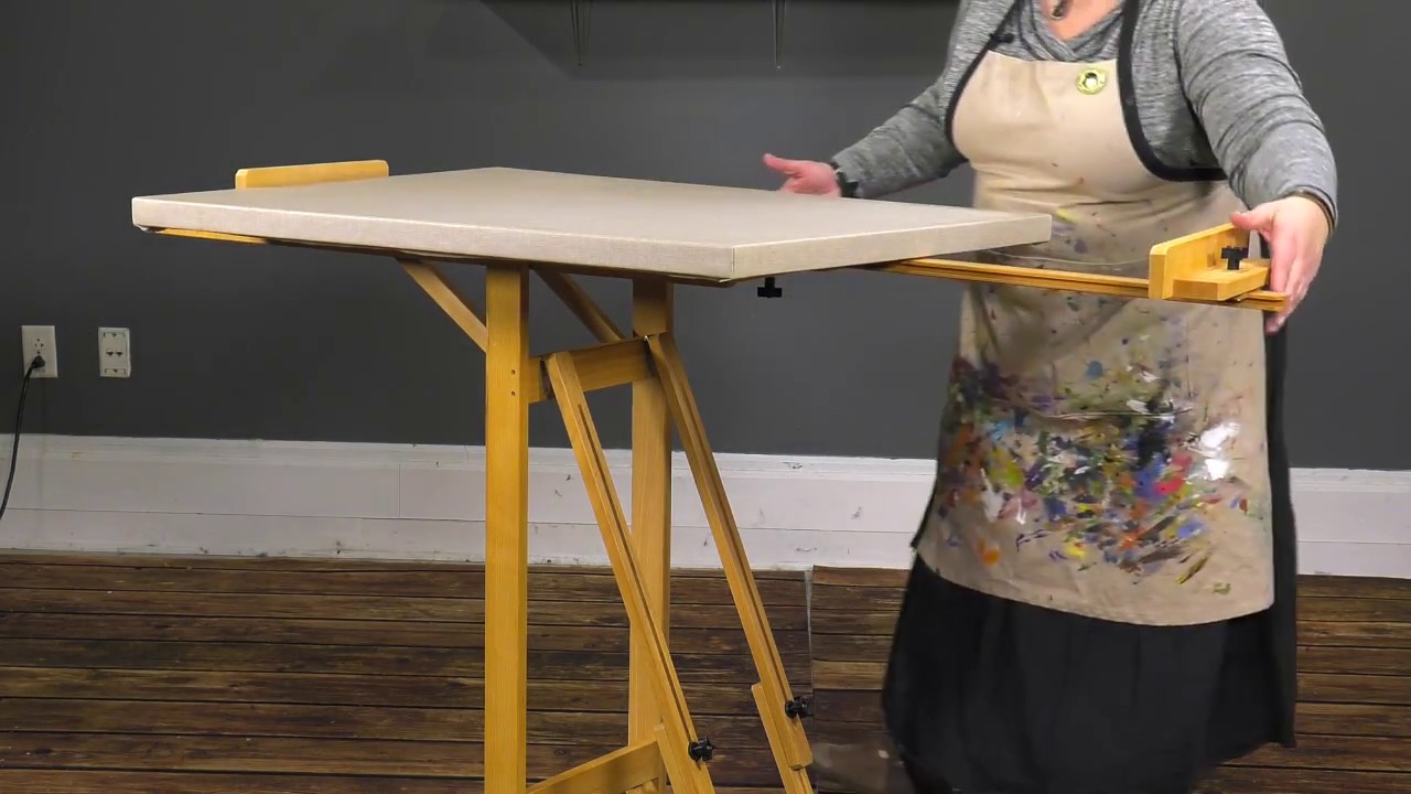 Mirage All Media Easel - HYBRID EASEL, ADJUSTABLE FROM VERTICAL TO ...