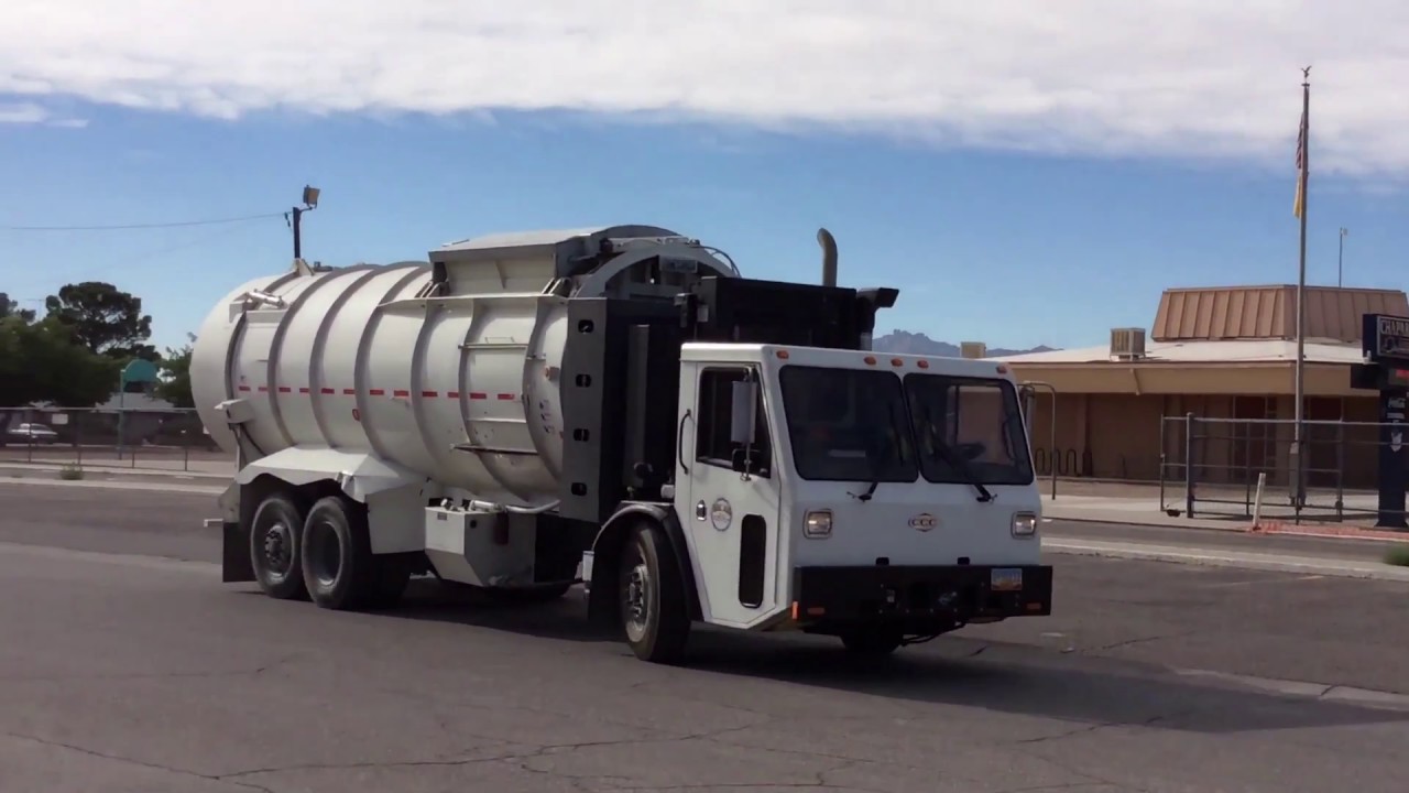 City Of Deming CCC Commercial Side Loaders - YouTube