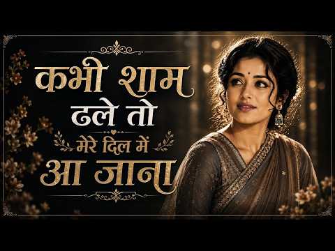 Kabhi Shaam Dhale ❤️ | Evergreen Romantic Hindi Song | Old Is Gold | Heart Touching Love Song