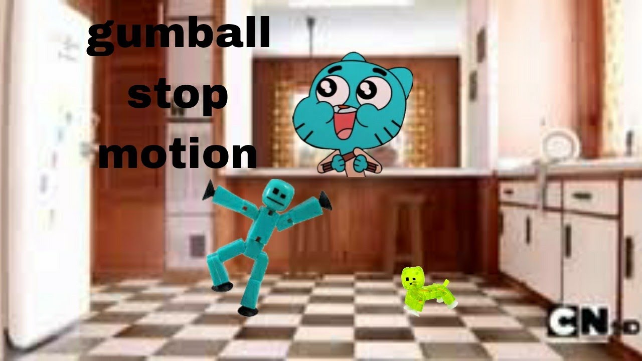 if gumball was stop motion #stikbot - YouTube