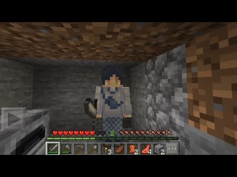 Surviving 100 DAYS in minecraft Day-1 - YouTube