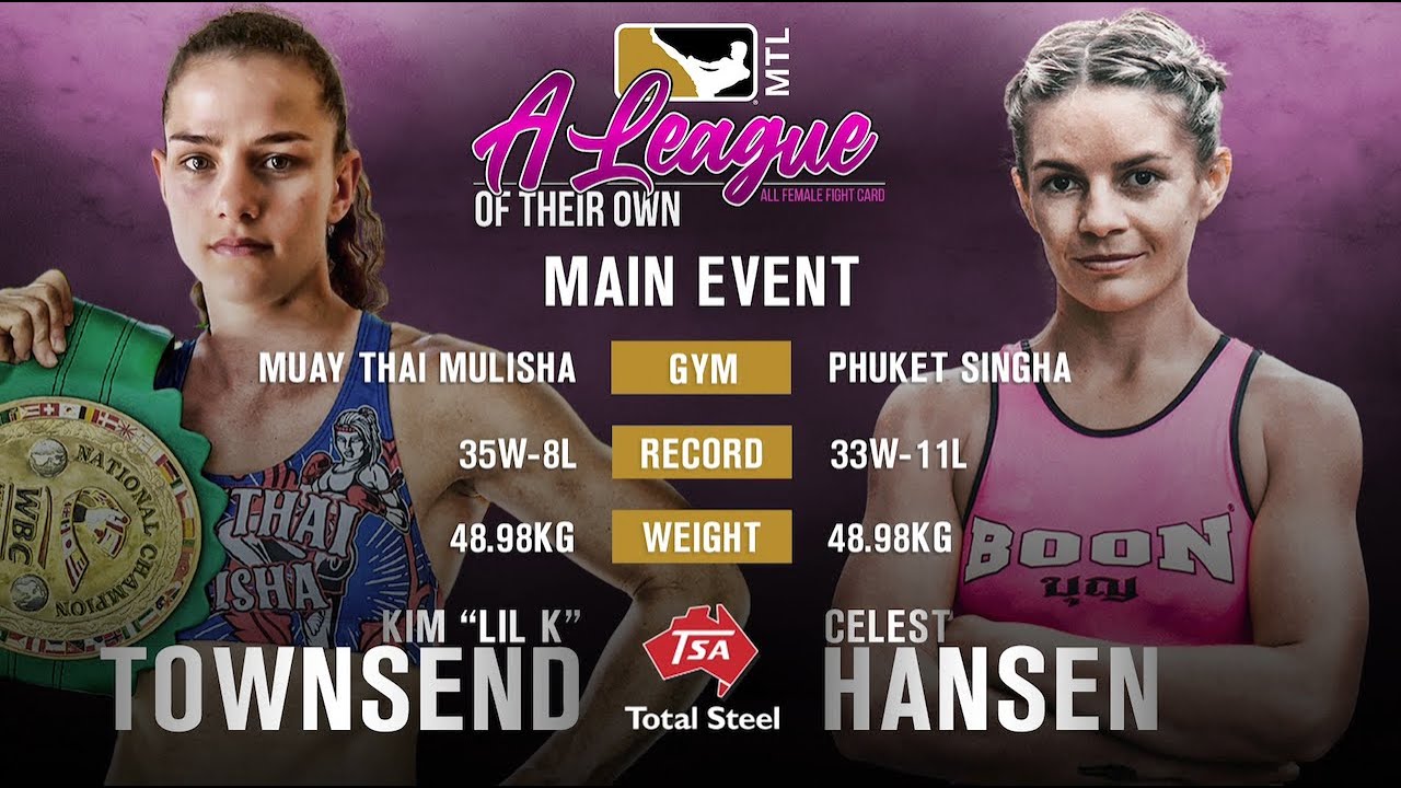 MTL 3 "A League of Their Own | Fight 15 - Kim Townsend VS Celest Hansen ...