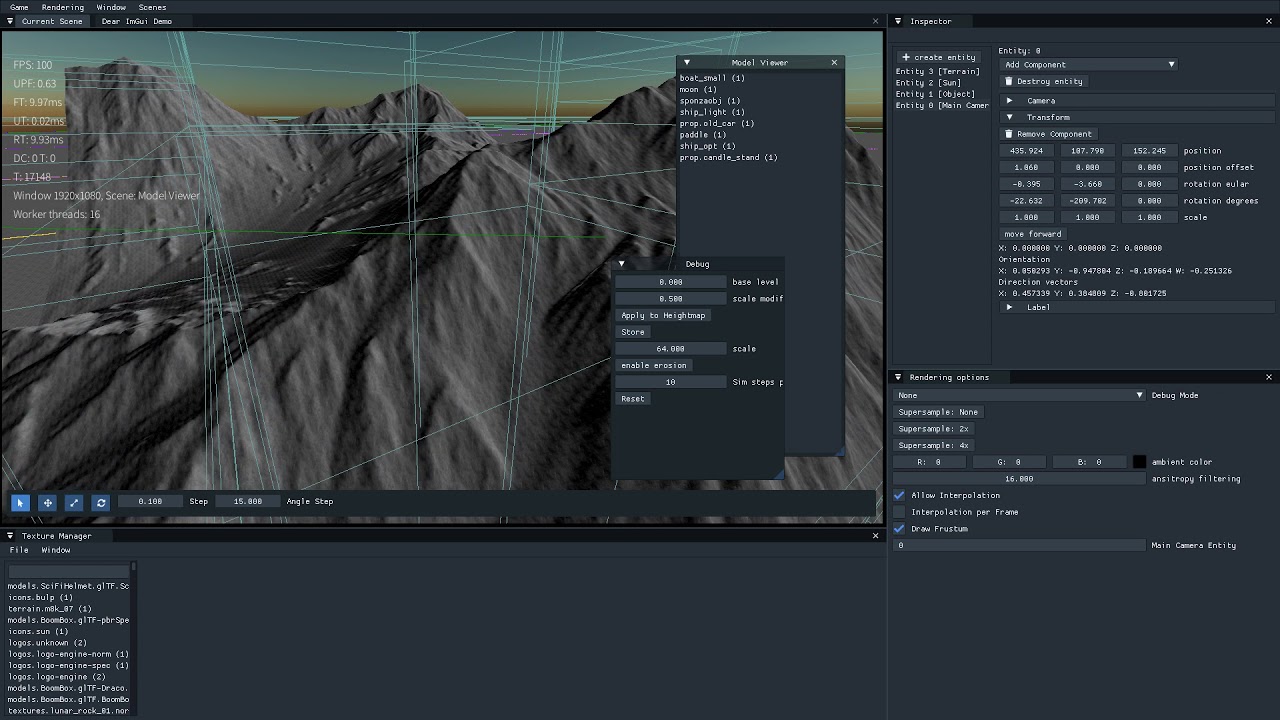 BetaBrain Engine 2020 12 17 00 38 20 (Quadtree Terrain Lod and culling ...