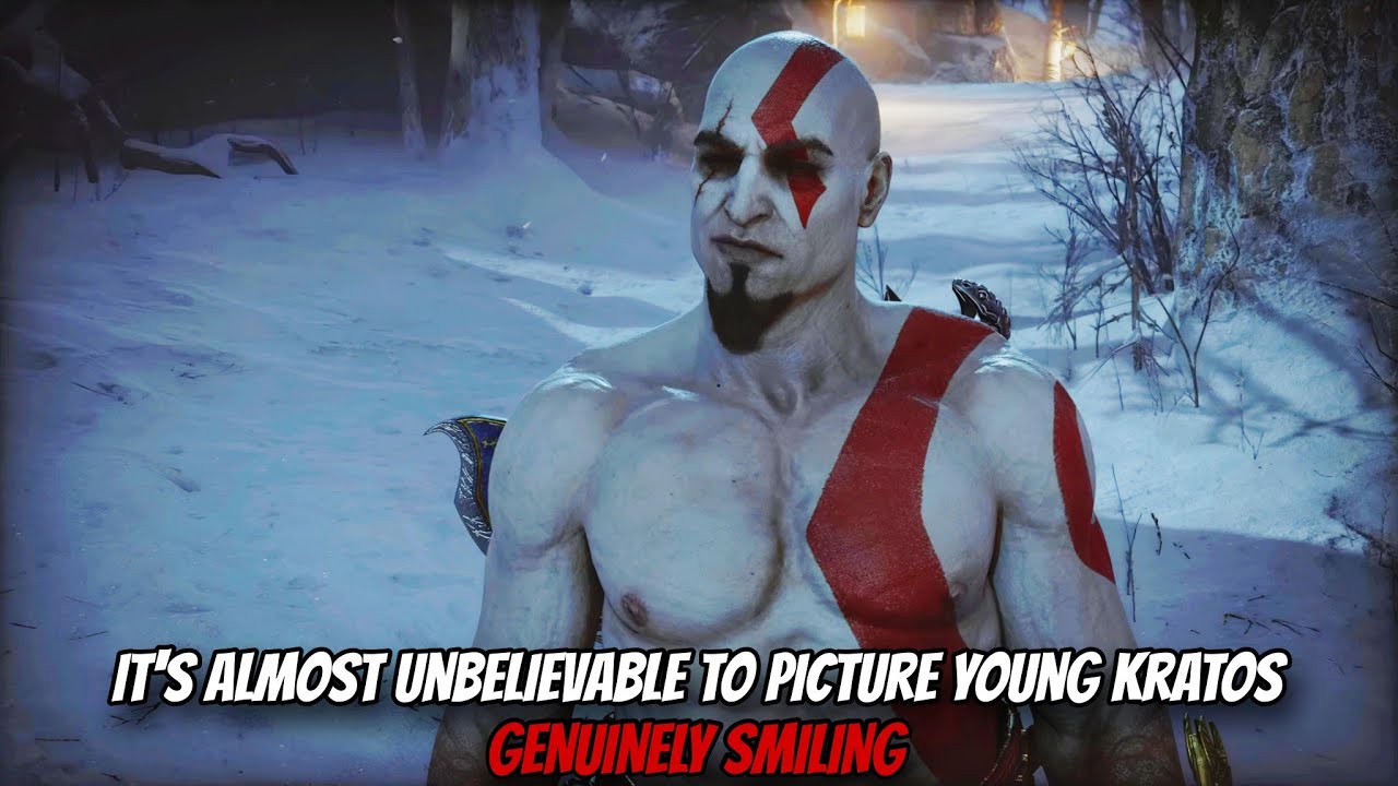 IT'S ALMOST UNBELIEVABLE TO PICTURE YOUNG KRATOS GENUINELY SMILING ...