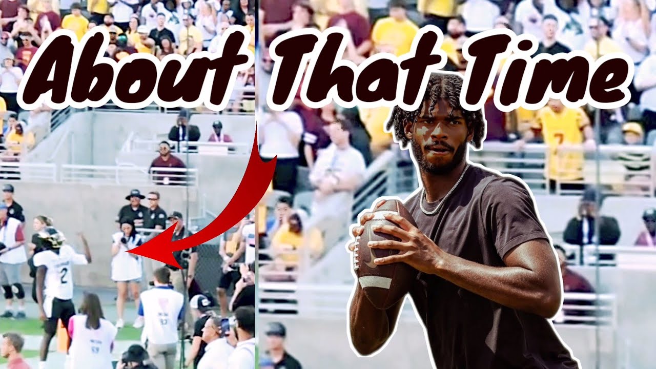 Shedeur Sanders shows ASU what time it is - YouTube