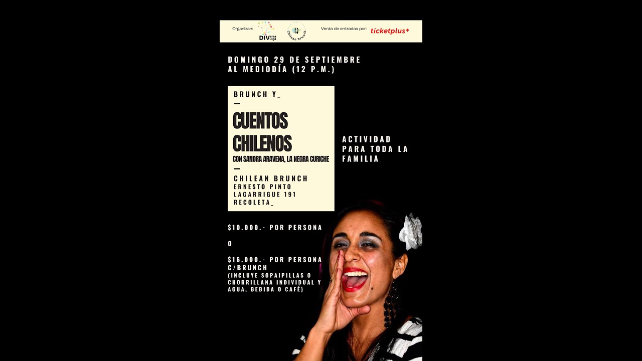 Brunch y Cuentos Chilenos con Sandra Aravena, la Negra Curiche - YouTube