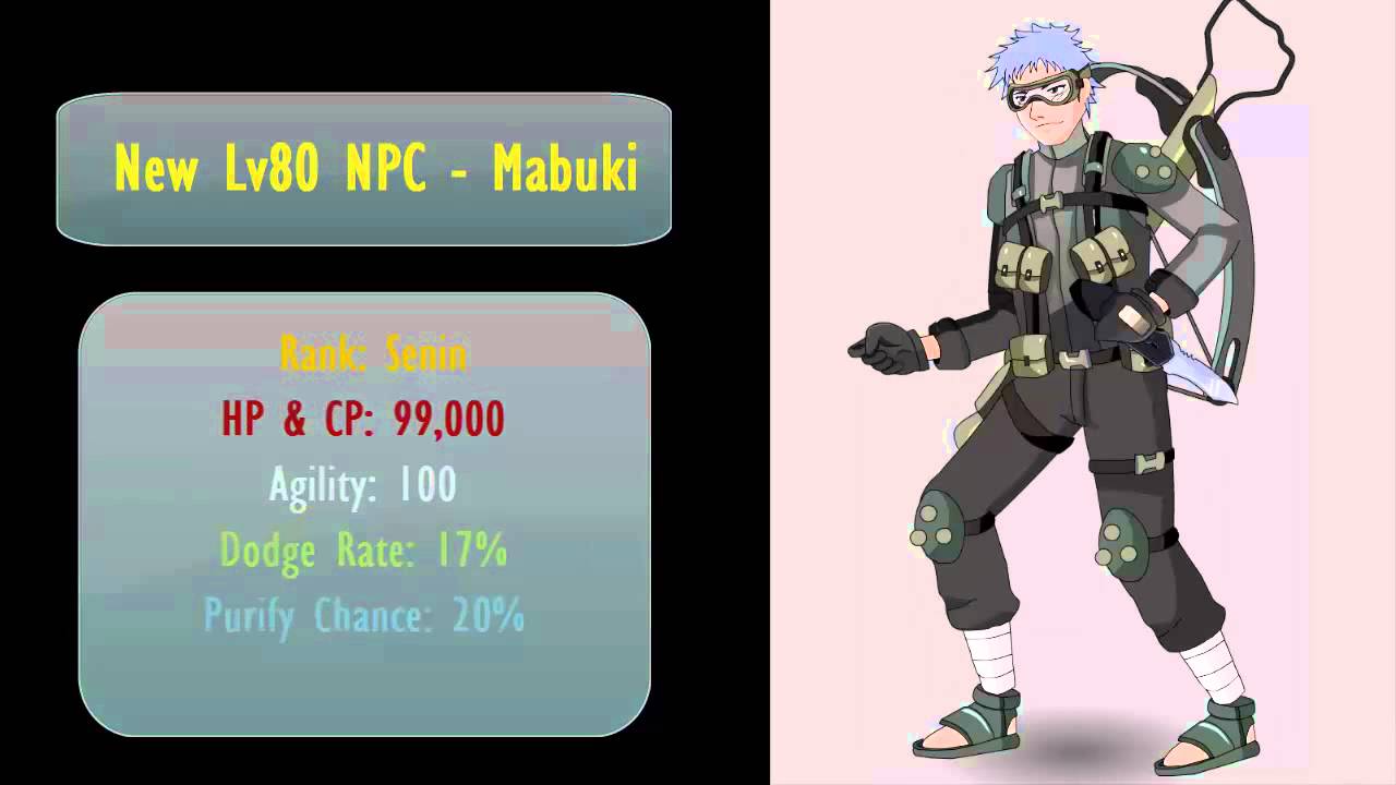 Ninja Saga New Lv80 NPC - Mabuki - YouTube
