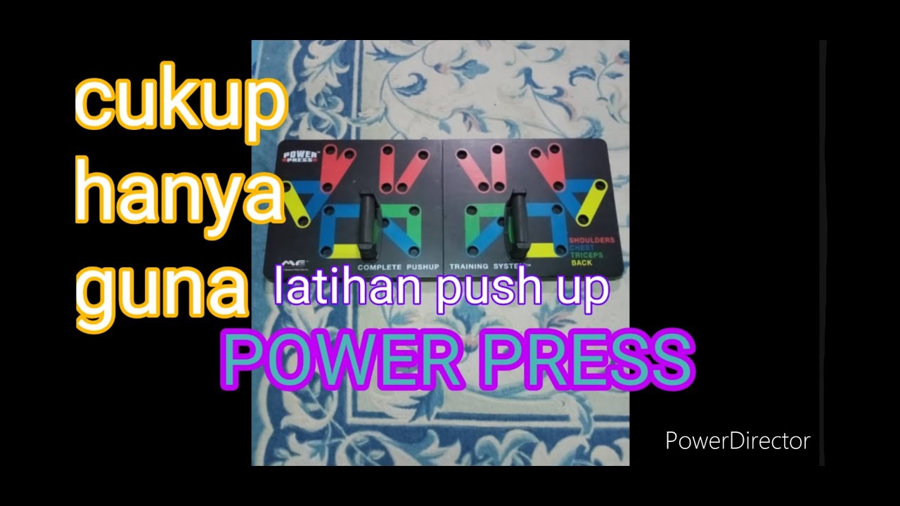 Power Press push up Workout/cara guna power press push up/power press ...