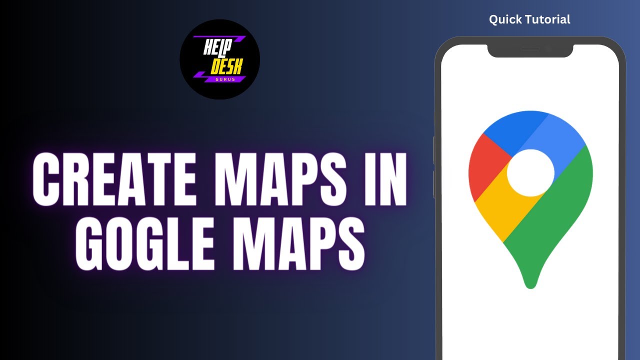 How To Create Maps In Google Maps - YouTube