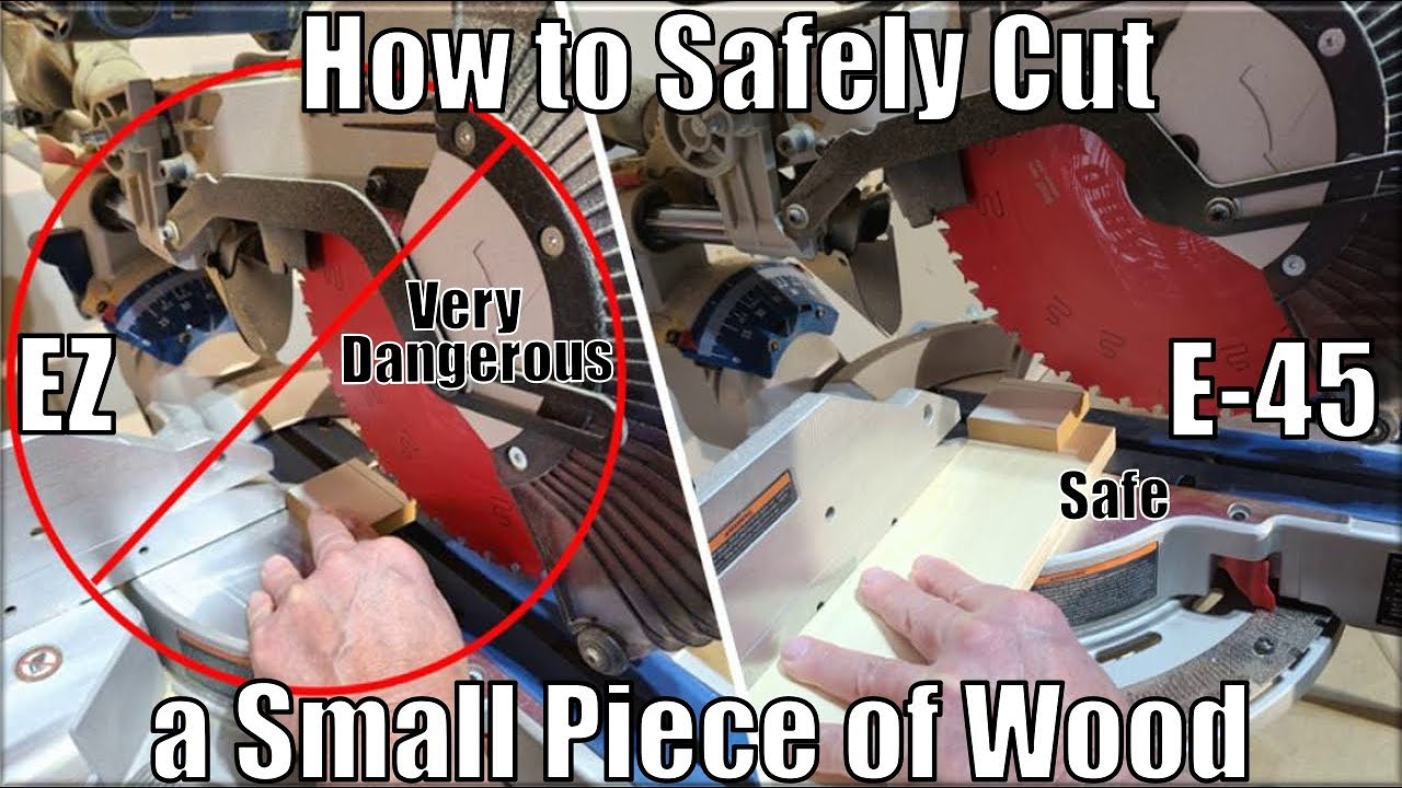 Safely Cut a Small Piece of Wood - YouTube