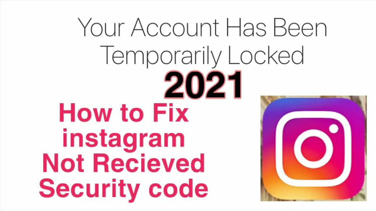 Easy way to Fix Instagram Security Code not Received 2021 (Instagram ...