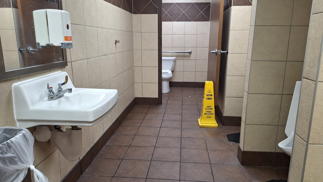 Whataburger Men's Restroom - YouTube