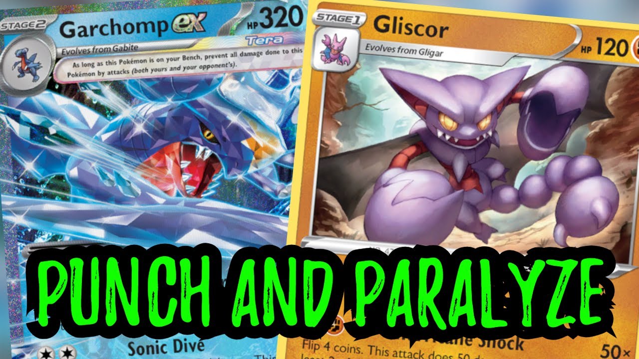 Garchomp ex has GLISCOR to Power Up Pokemon TCG Live - YouTube