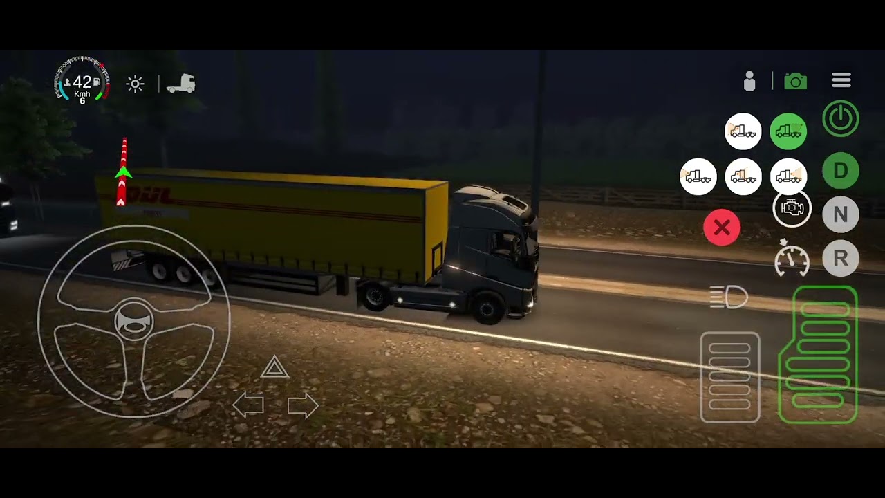 Universal 🚛 track simulator 3d game play by Cargo track with night ...