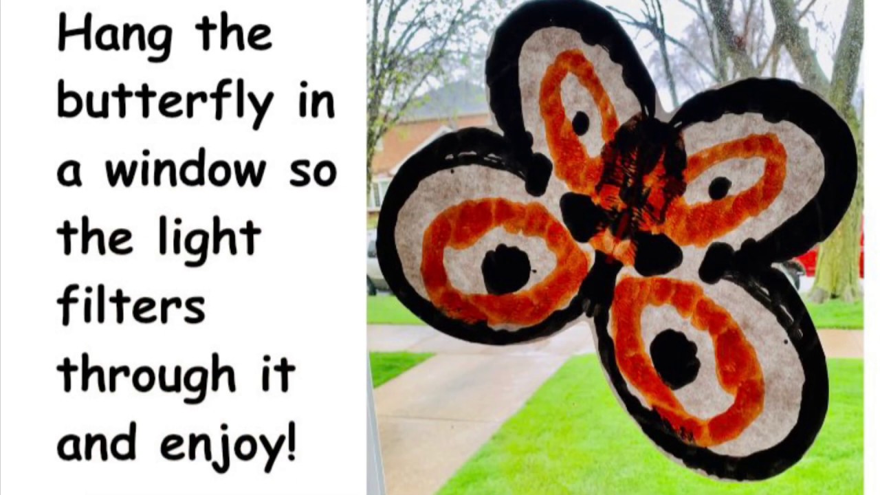 Art Activity: Monarch Butterfly Symmetry with Ms Amanda - YouTube