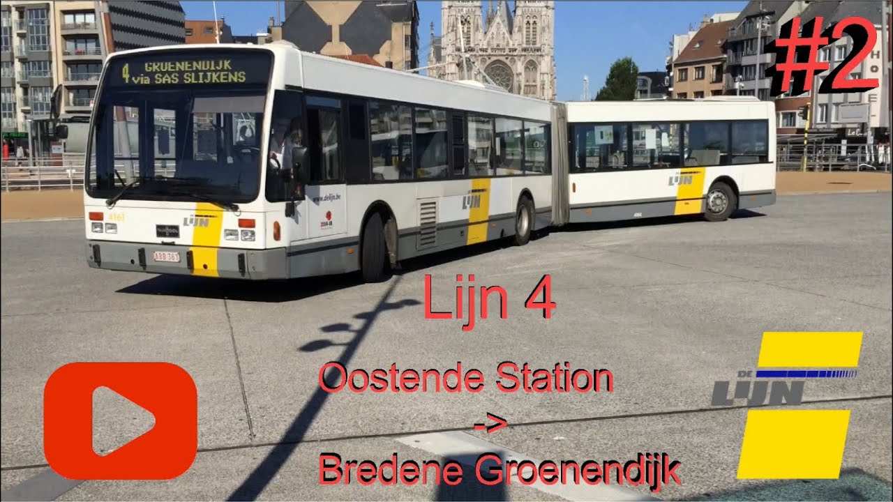 Lijn 4 Oostende Station - Bredene Groenendijk '20 #2 - YouTube