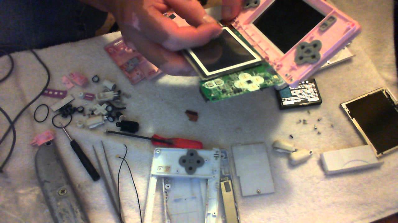 como reparar un nintendo DS,DS lite,DSi etc.parte 4 de 4 - YouTube