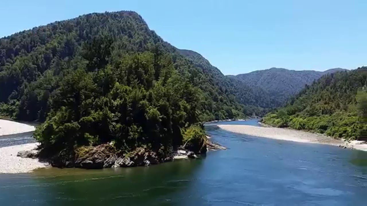 Buller River, Lower Buller, from Kilkenny Lookout, New Zealand - YouTube