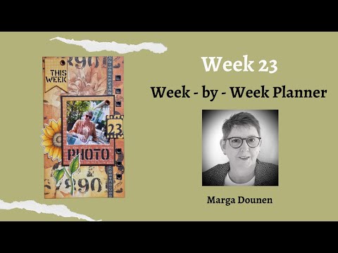 Week 23 in my week by week planner - YouTube