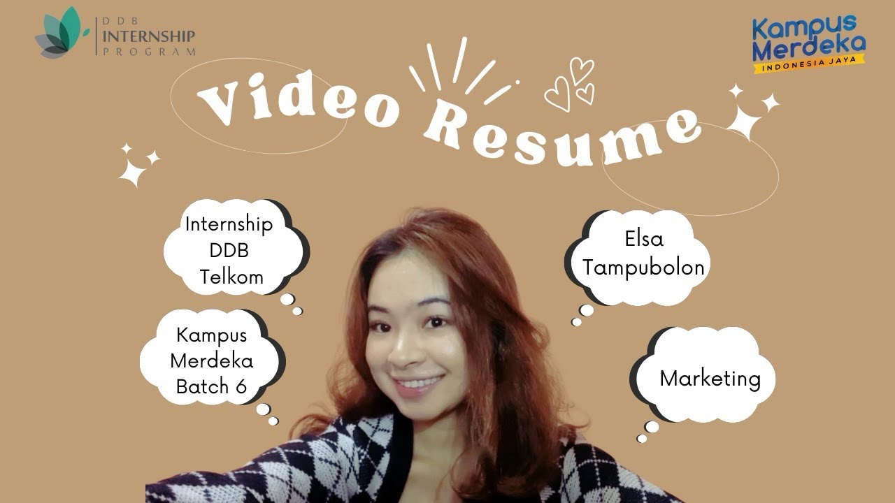 Unlocking My Potential: Elsa’s Video Resume Internship DDB Telkom ...