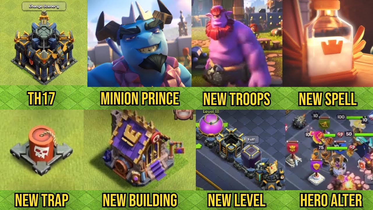 COC Town Hall 17 All Leaks 2024 | Clash of clans Th17 Updates | Th17 ...