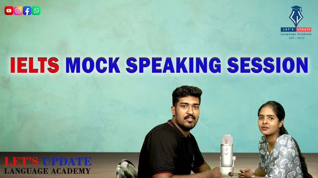 IELTS MOCK SPEAKING SESSION .... - YouTube