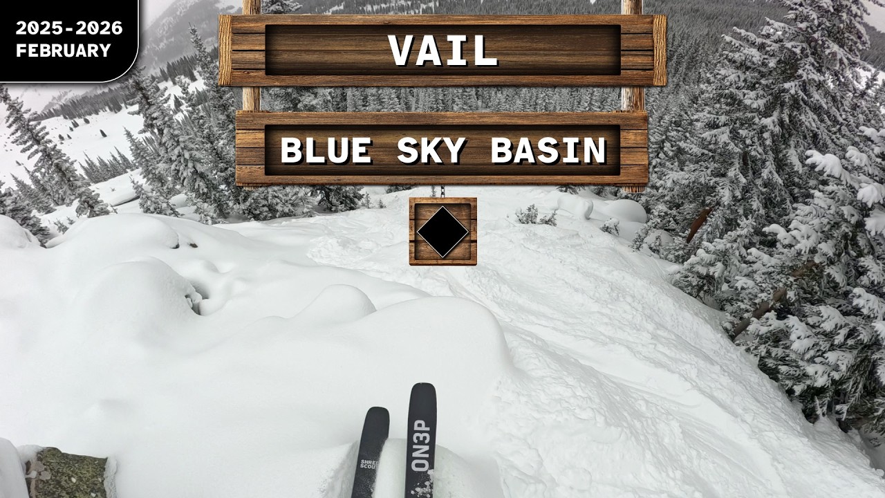 Vail Blue Sky Basin Powder Day | POV Runs Feb 2026 - YouTube