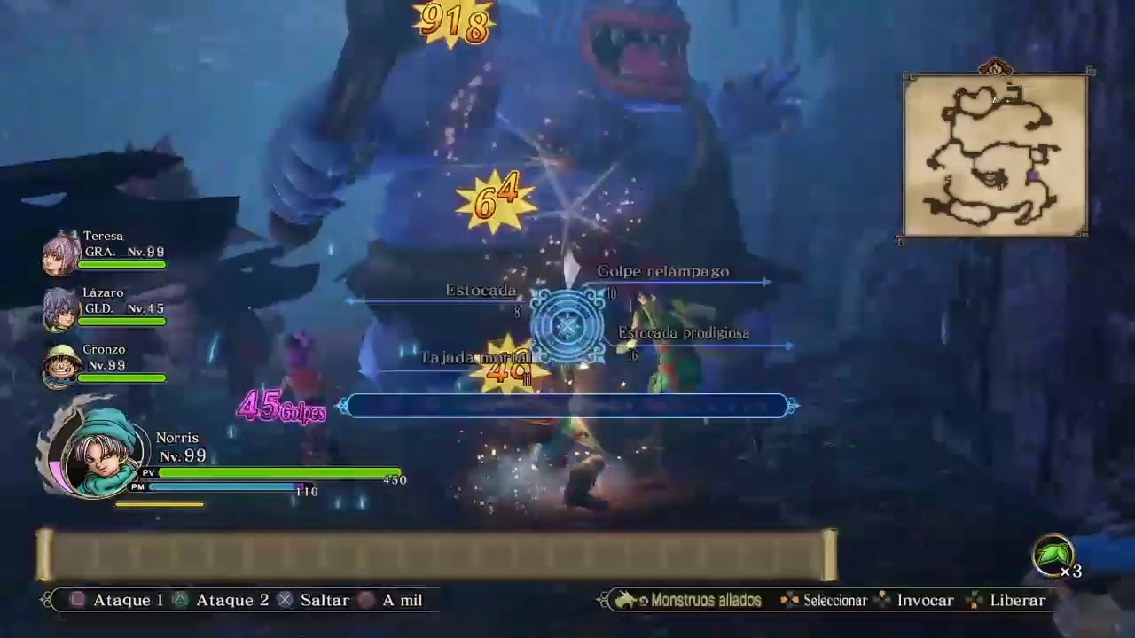 Dragon Quest Heroes 2-Localização do monstro:Stout Troll/Trol robusto ...