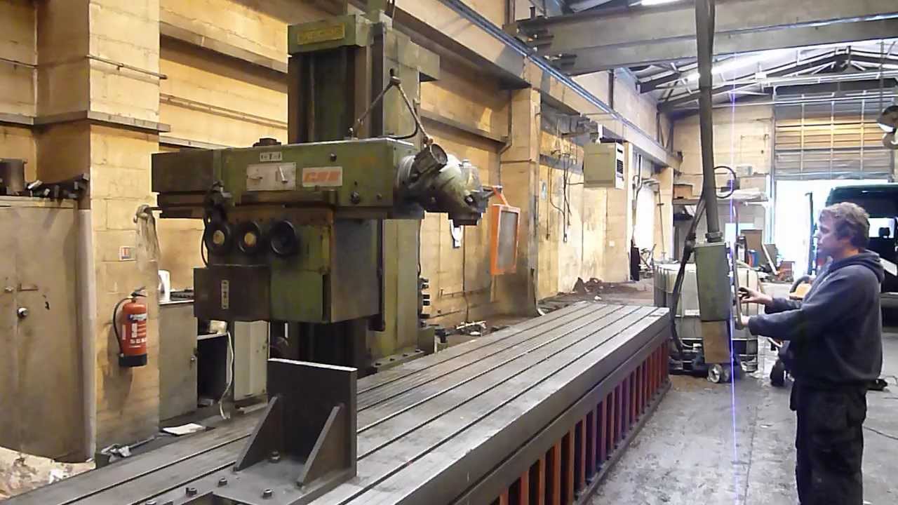 Mecof CS8 Bed Milling Machine - YouTube