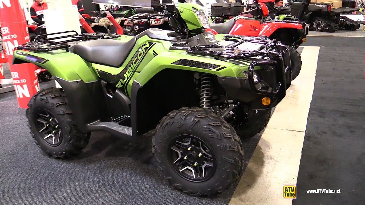 2020 Honda Rubicon 520 DCT Deuxe ATV - Walkaround - 2019 Toronto ATV ...