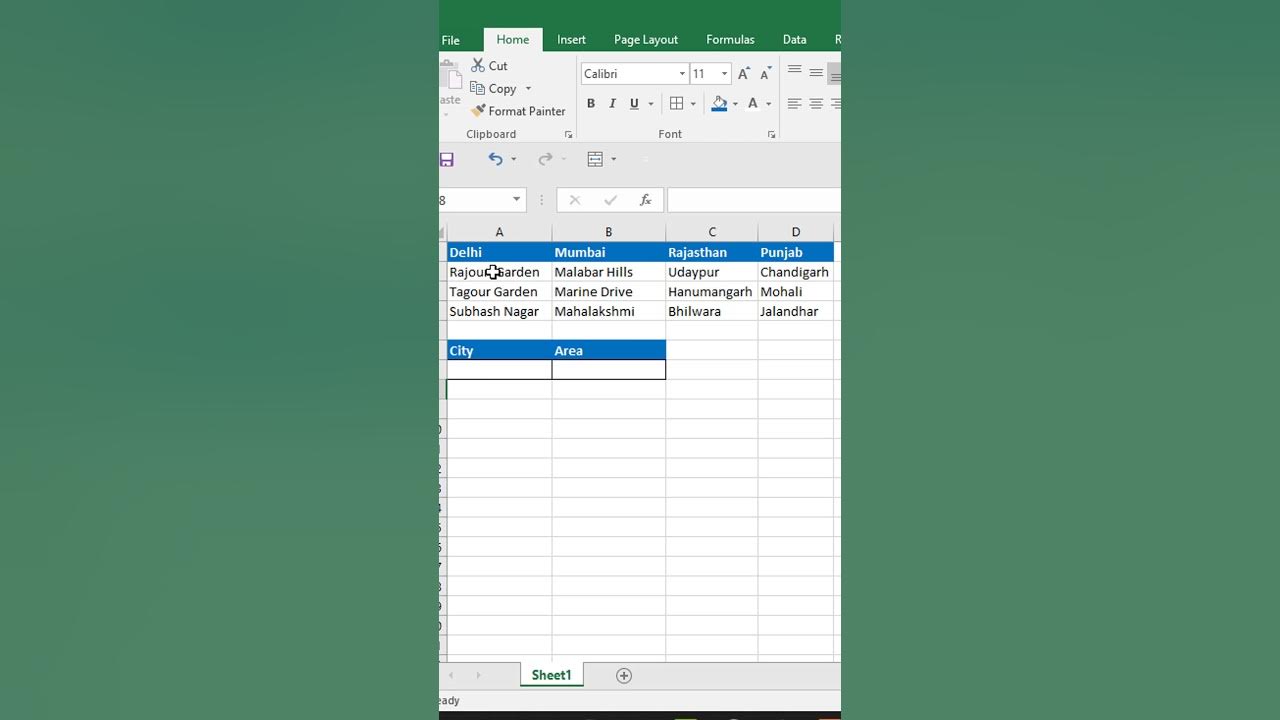 Dependent Drop Down List in #Excel | Satinder Pal - YouTube