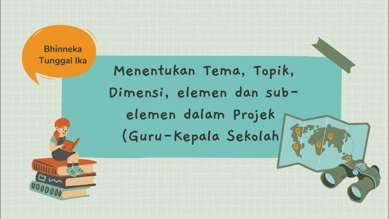 AKSI NYATA TOPIK 5: MENENTUKAN TEMA, TOPIK, ELEMEN DAN SUB ELEMEN - YouTube