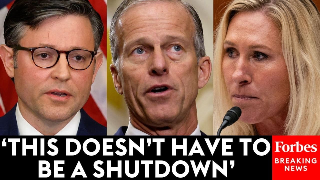 JUST IN: Marjorie Taylor Greene Blames Speaker Johnson, Leader Thune ...