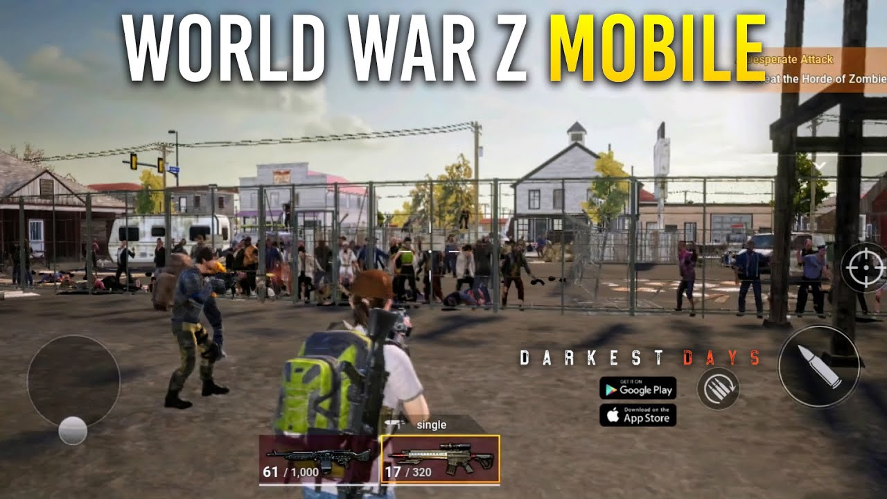 World War Z Game Mobile Copy (Android/ iOS) | Open World Zombies 2024 ...