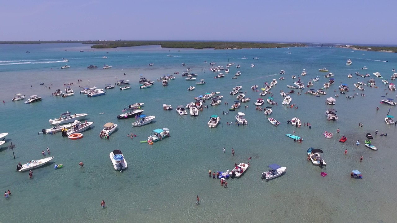 Sebastian sand bar drone view 05/29/17_1 - YouTube