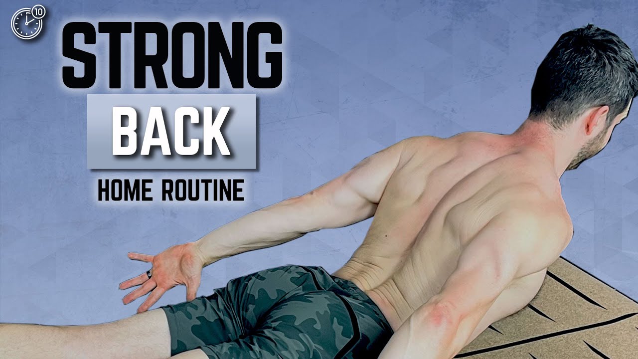 No Gym Full Back Workout at Home | Yoga to Build Back Muscle - YouTube