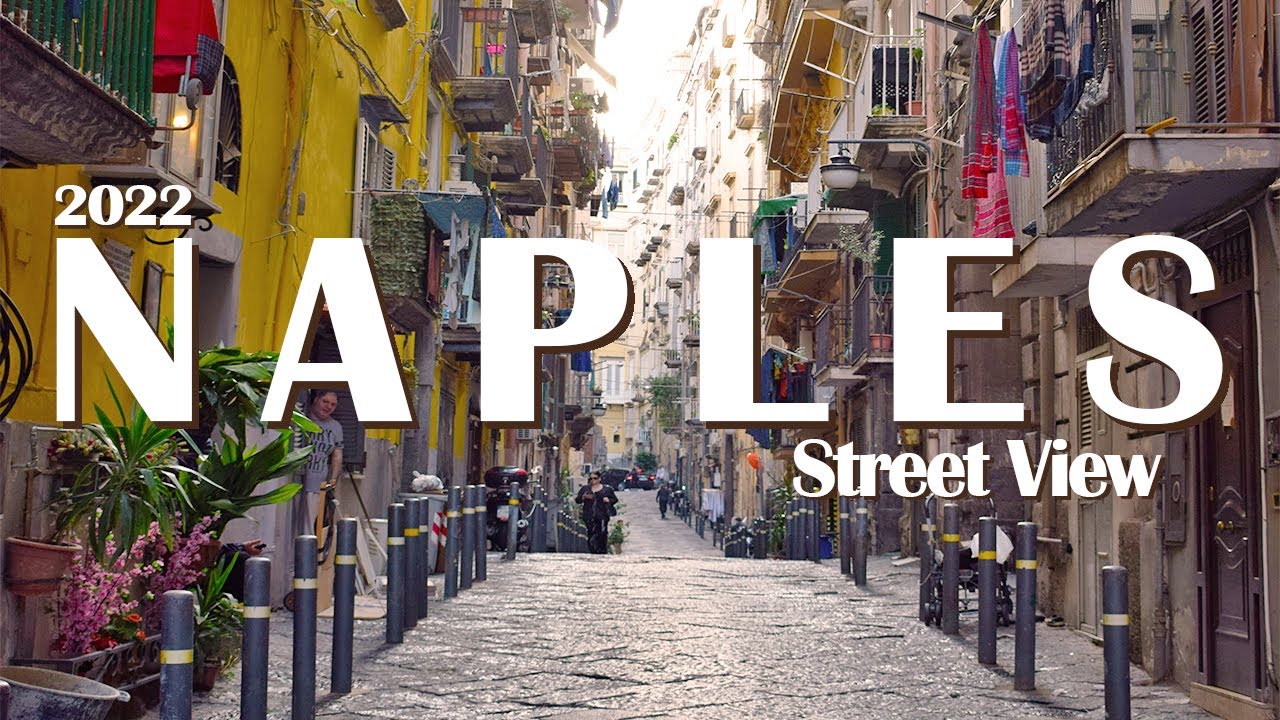NAPLES, Short street walk - Quartieri Spagnoli, Naples, Italy - 2022 ...