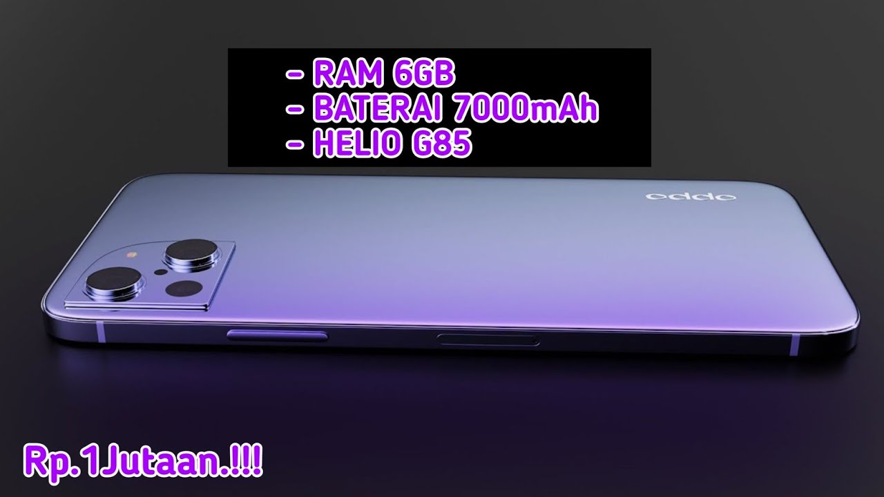 RESMI RILIS DI INDONESIA - HELIO G85, RAM 6GB, BATERAI 7000mAh - HP 1 ...
