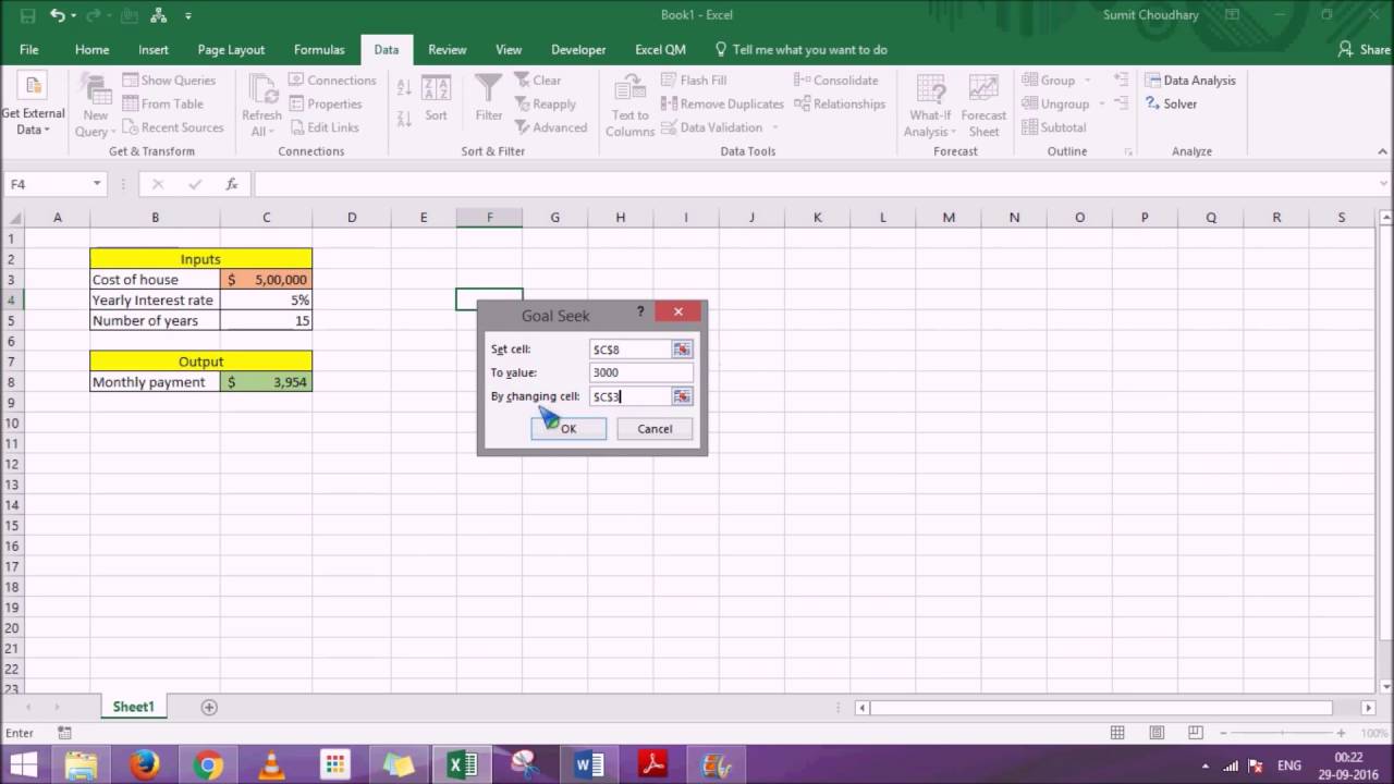 Goal Seek In Excel YouTube goal-seek-in-excel-youtube