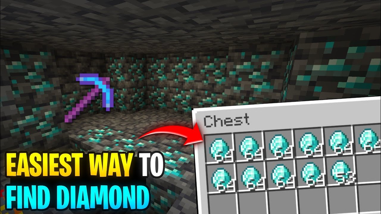 HOW TO MINE DIAMOND IN MINECRAFT | MINECRAFT DIAMOND MINING TRICKS ...