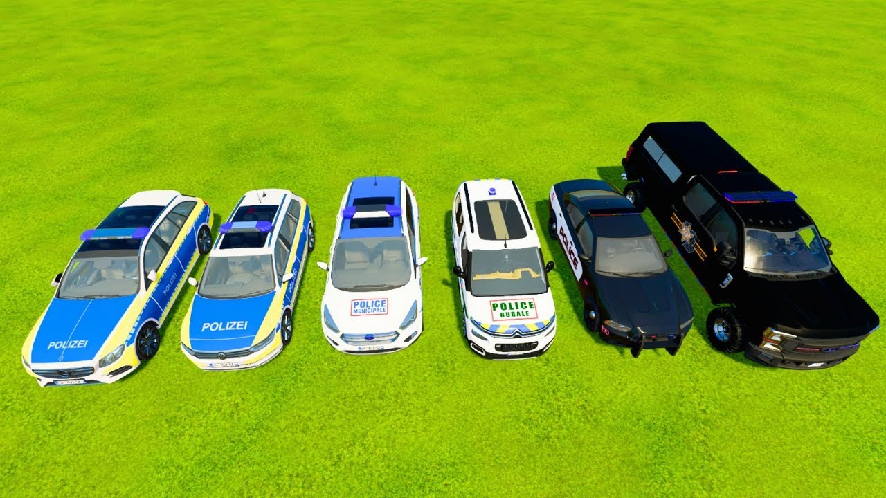 TRANSPORTING COLOUR. POWERFULL POLICE SUPER CARS ON HIGHEST HILL IN ...