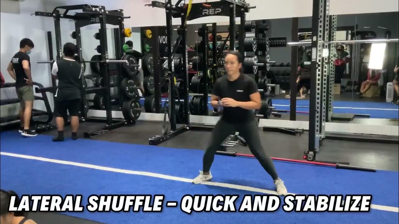 Lateral Shuffle - Quick and Stabilize - YouTube