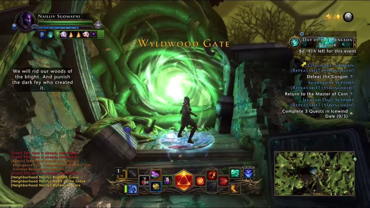 #Neverwinter - Level 70 Dark Elf Rogue / The Wyldwood Gate Variant ...
