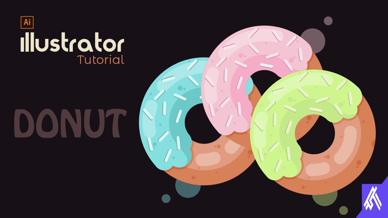How To Design Donut Ll Illustrator Tutorial YouTube How To Design Donut Ll Illustrator Tutorial YouTube
