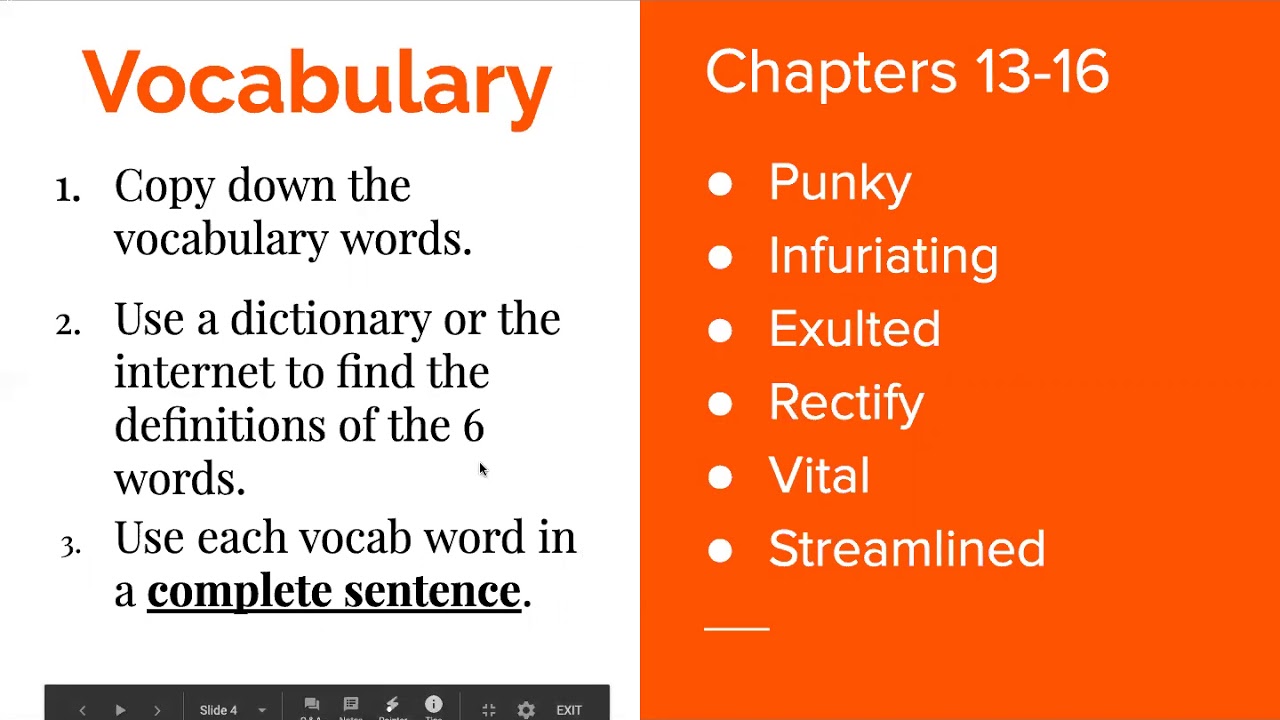 Hatchet Chapter 14 Powerpoint - YouTube