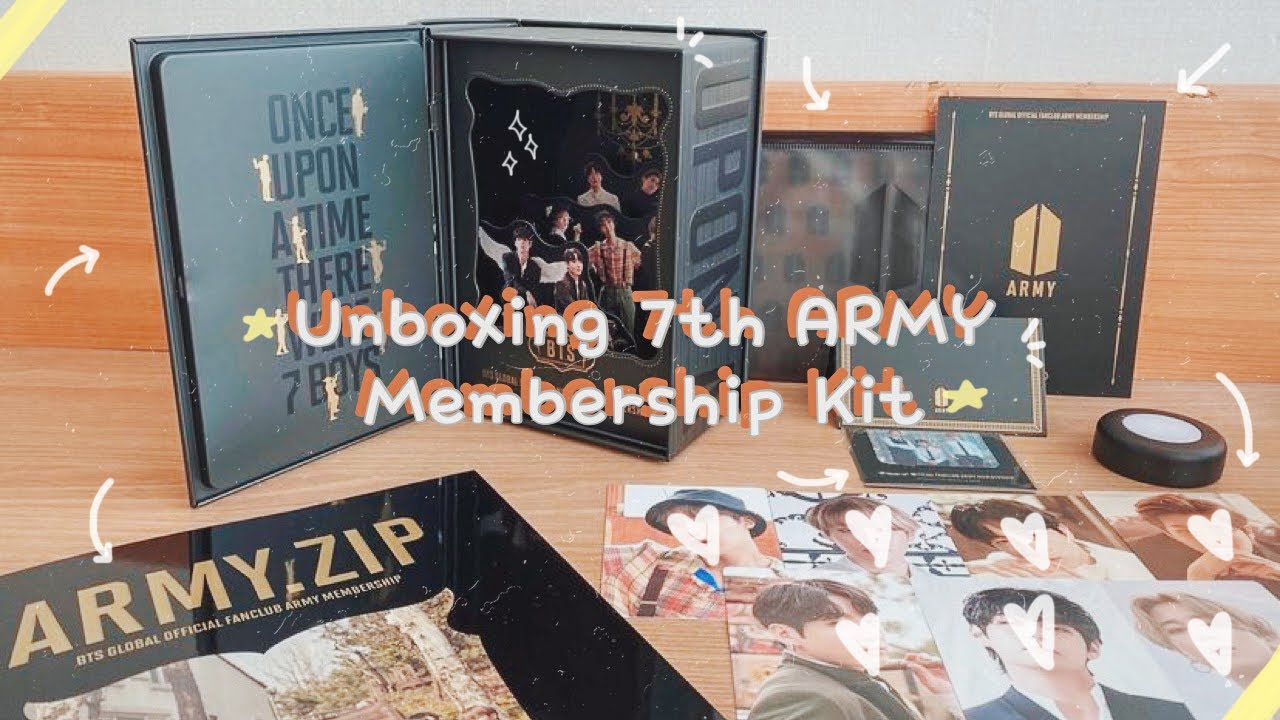 UNBOXING 7TH ARMY MEMBERSHIP KIT - YouTube