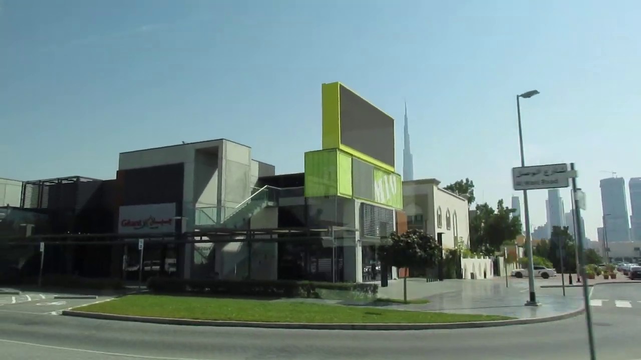 driving by a bunch of truck container buildings in Dubai (February 8th ...