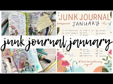 JUNK JOURNAL JANUARY | ✨ YouTube Hop ✨ | ms.paperlover | 2022